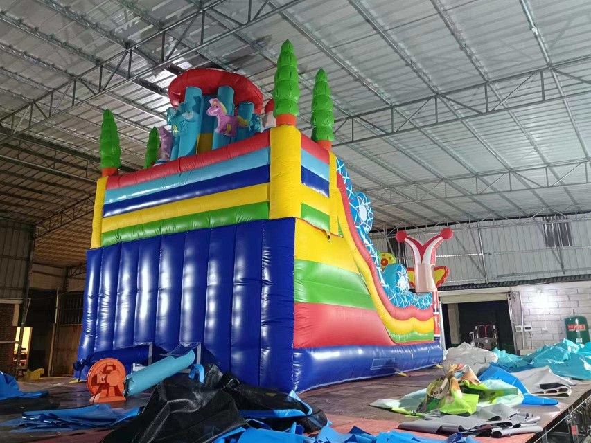 PVC Giant inflatable Playground, Hobbies & Toys, Toys & Games on Carousell