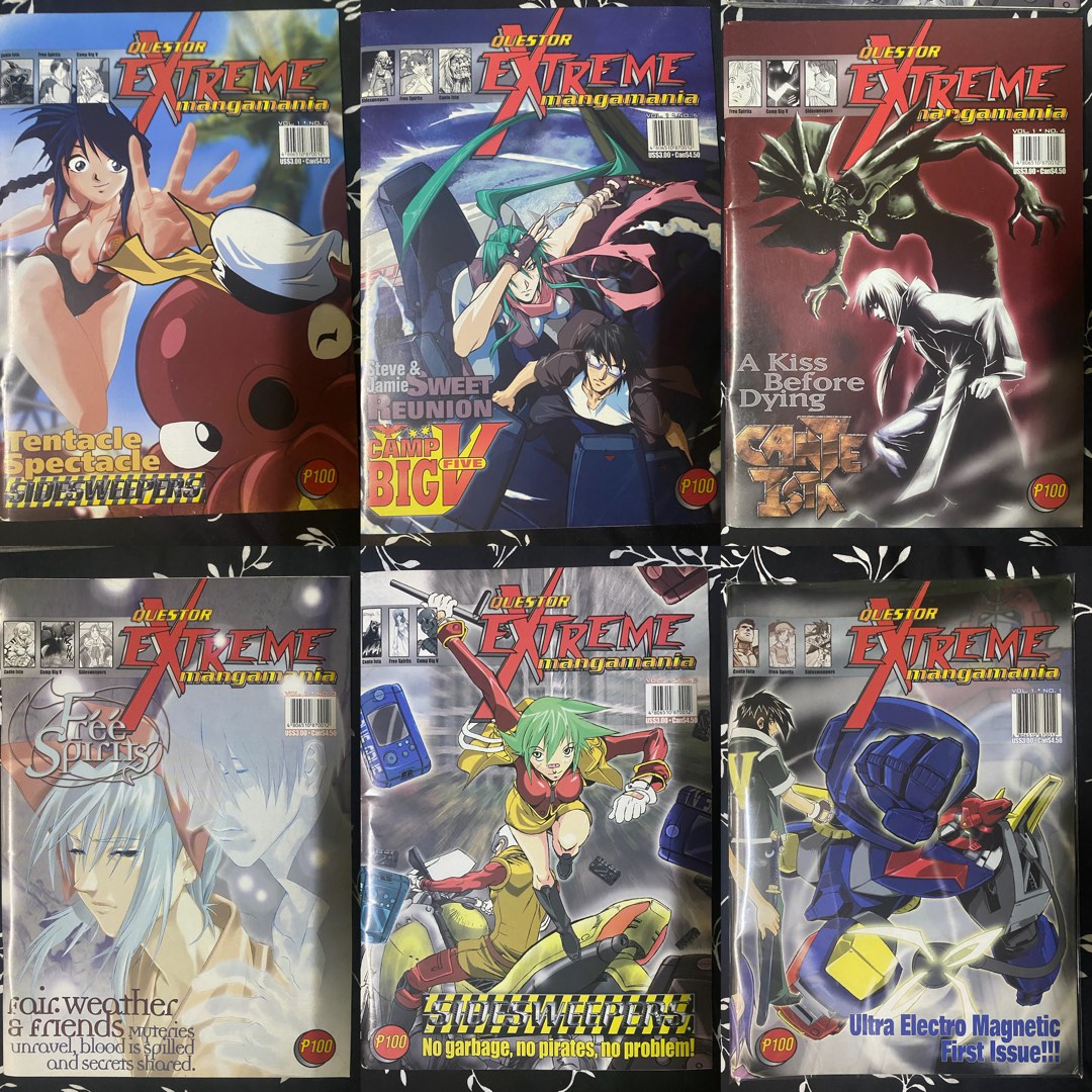 Questor Extreme Mangamania Otaku Anime Manga Manhwa Magazine Voltes V 5 ...