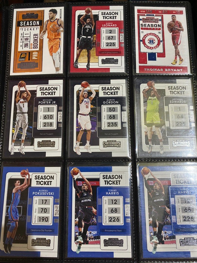 Random Season Ticket Nba Cards Lot, Hobbies & Toys, Toys & Games on ...