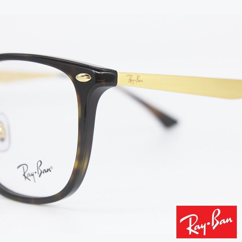 Ray Ban 5403D Square Tortise Shell Designer Eyeglasses Frames, Women's ...