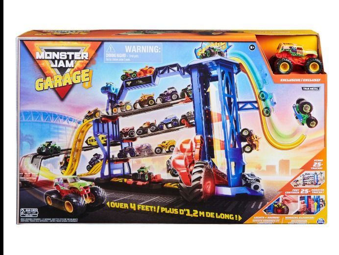 (READY STOK) Monster Jam Garage & Storage Exclusive Grave Digger ...