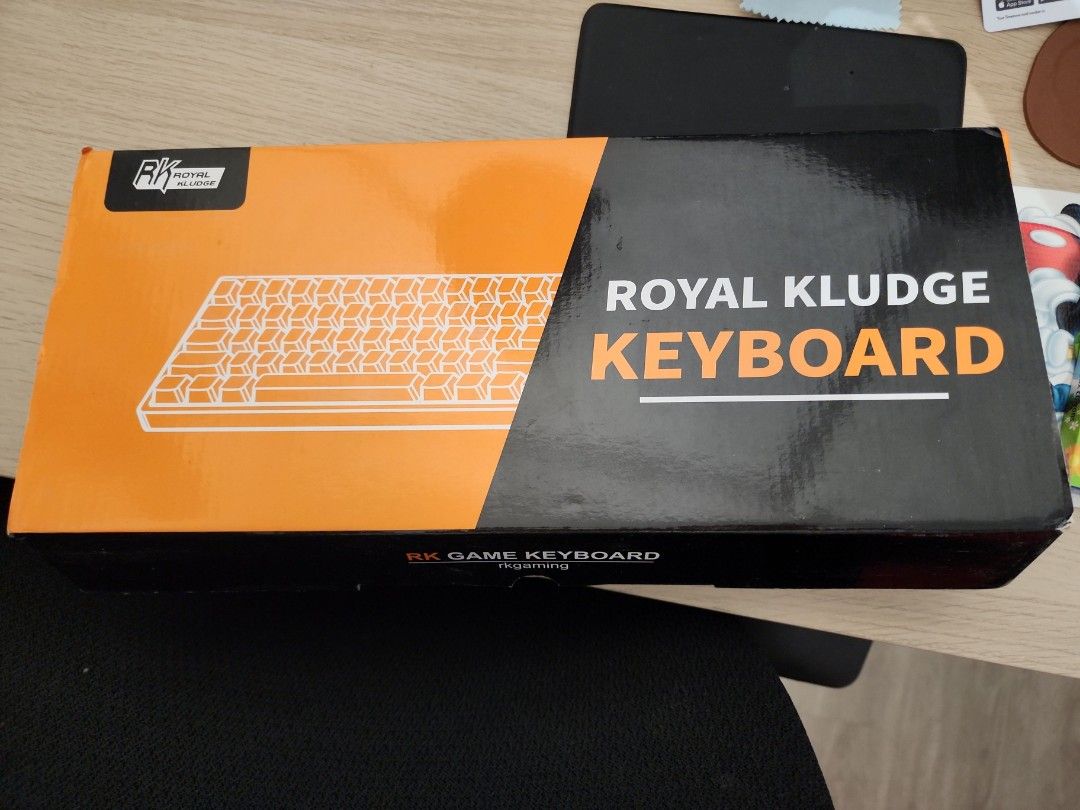 Royal Kludge RK71 Brown switch White Mechanical Gaming Keyboard ...