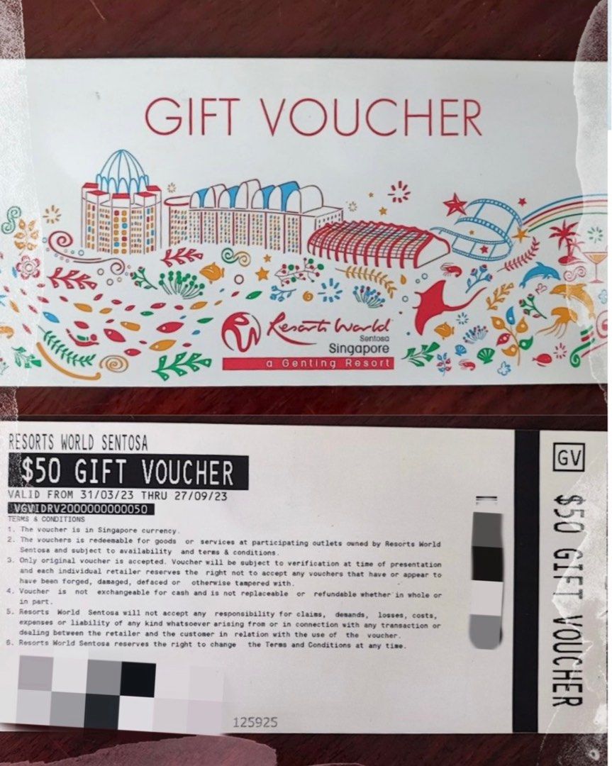 RWS voucher, Tickets & Vouchers, Vouchers on Carousell