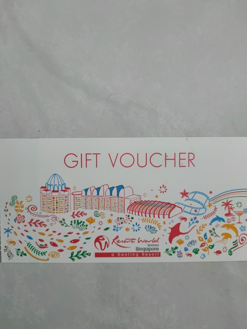 RWS Vouchers $50 Resorts World Sentosa Gift Voucher, Tickets & Vouchers ...