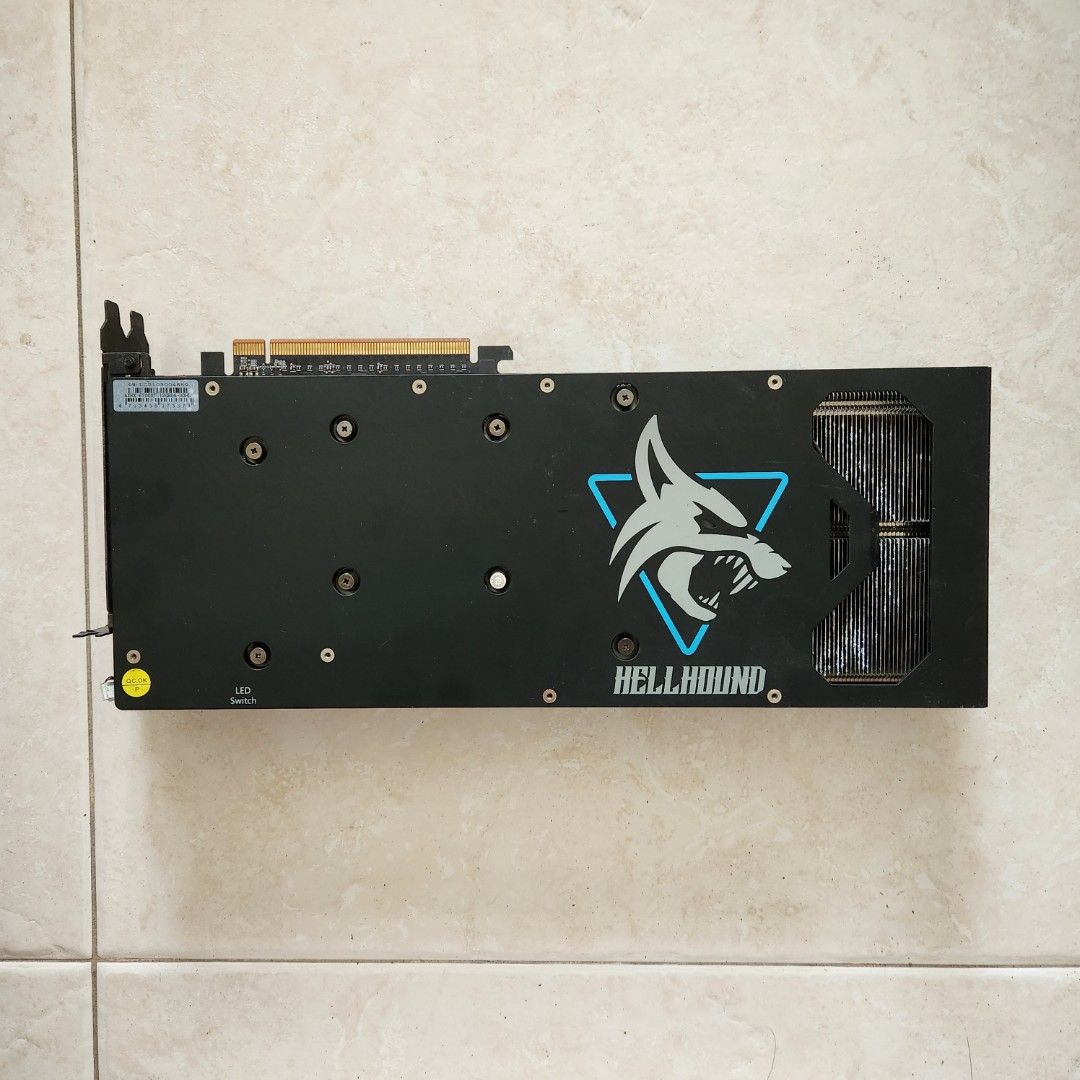 RX 6700 XT PowerColor RX 6700XT RX6700XT Hellhound GPU Graphics Card ...