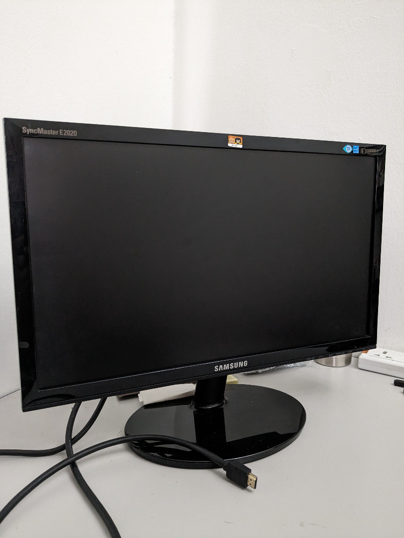 Samsung SyncMaster E2020 Monitor, Computers & Tech, Parts & Accessories ...