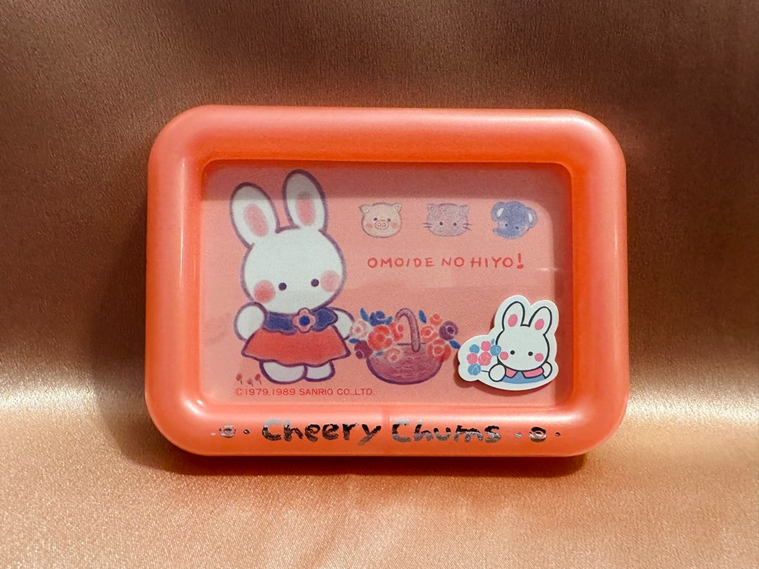 Sanrio 絕版罕有 1989(34年前) Cheery Chums 相架CheeryChums Cherry Chums, 興趣及遊戲 ...