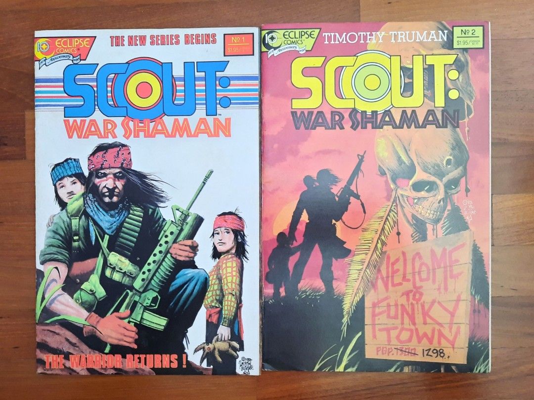 Scout : War Shaman #1 & 2 (1988), Hobbies & Toys, Books & Magazines ...
