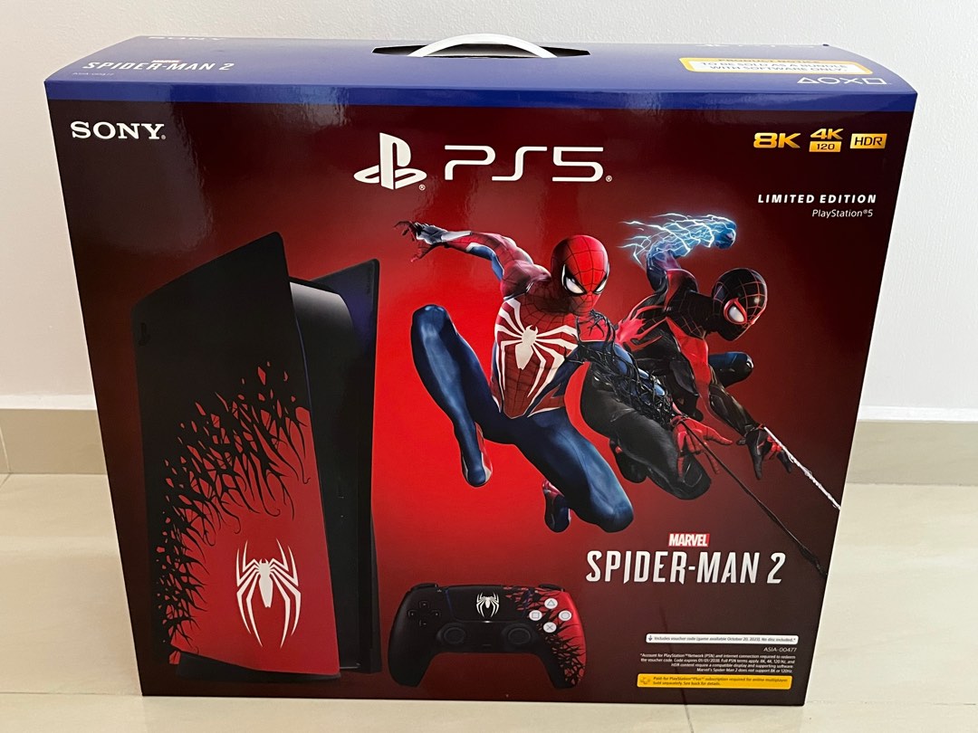 SEALED SG Local PS5 Spider-Man 2 Limited Edition Bundle PlayStation (15 ...