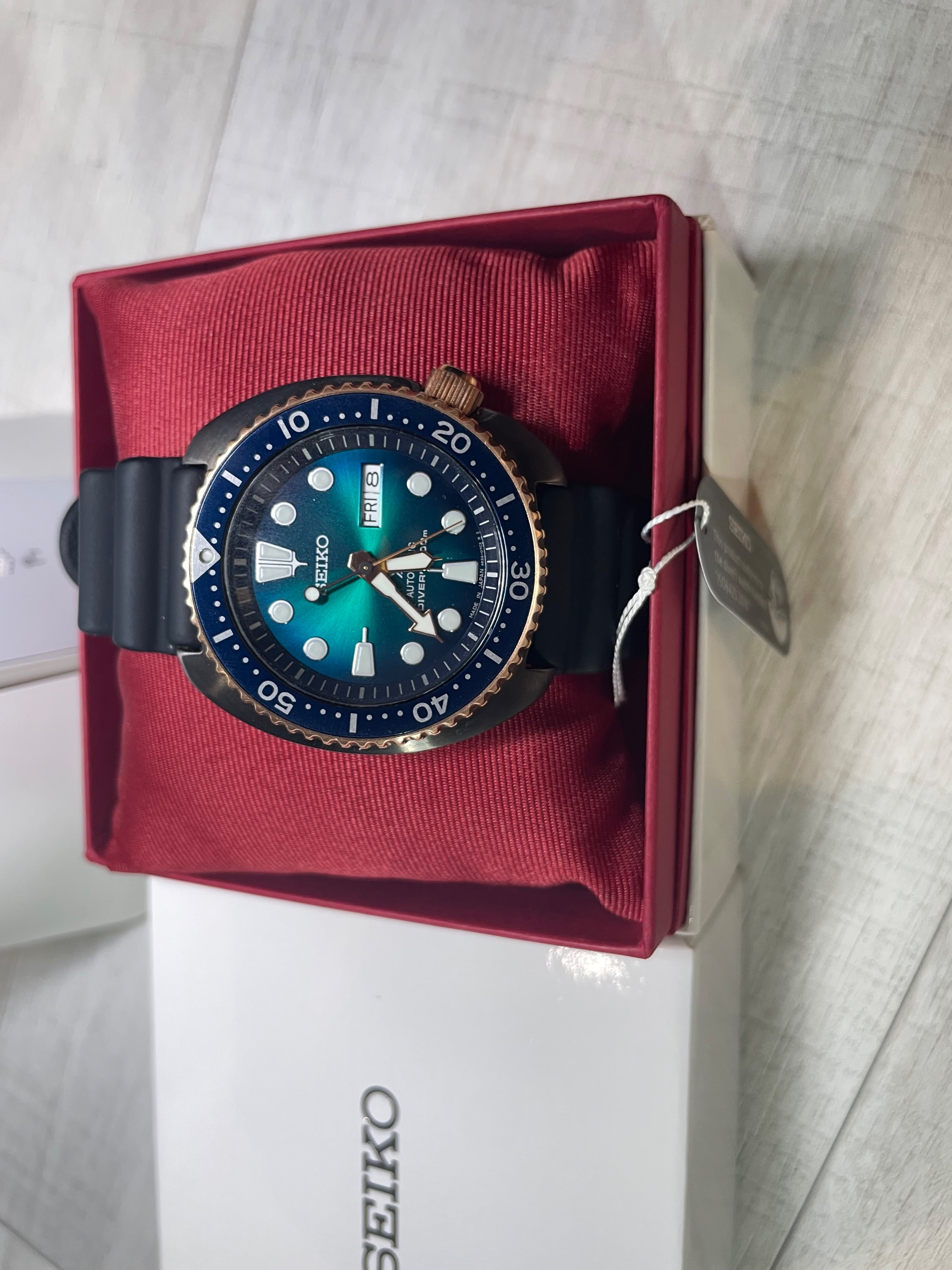 Seiko Prospex Automatic 200M Diver Turtle Limited Edition SRPD 48J1(65 years in Taiwan), Luxury ...