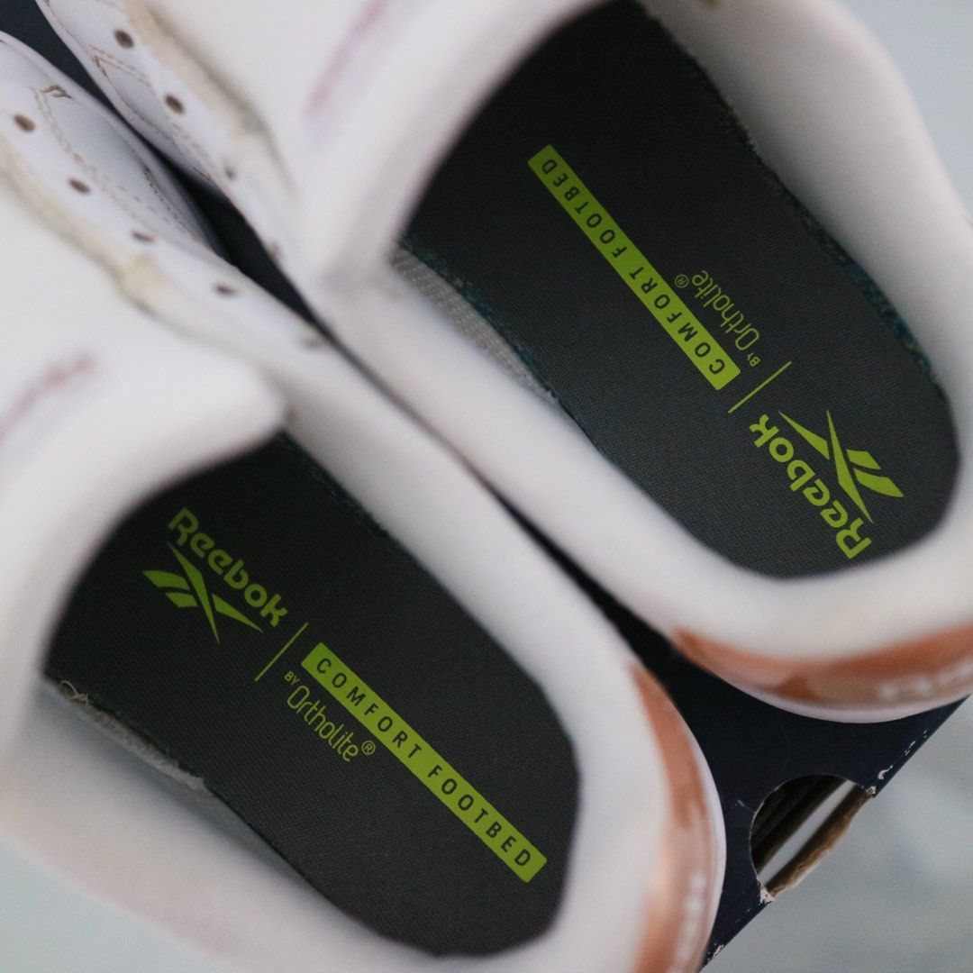 Sepatu putih Reebok Royal Complete CLN preloved original, Fesyen Wanita ...