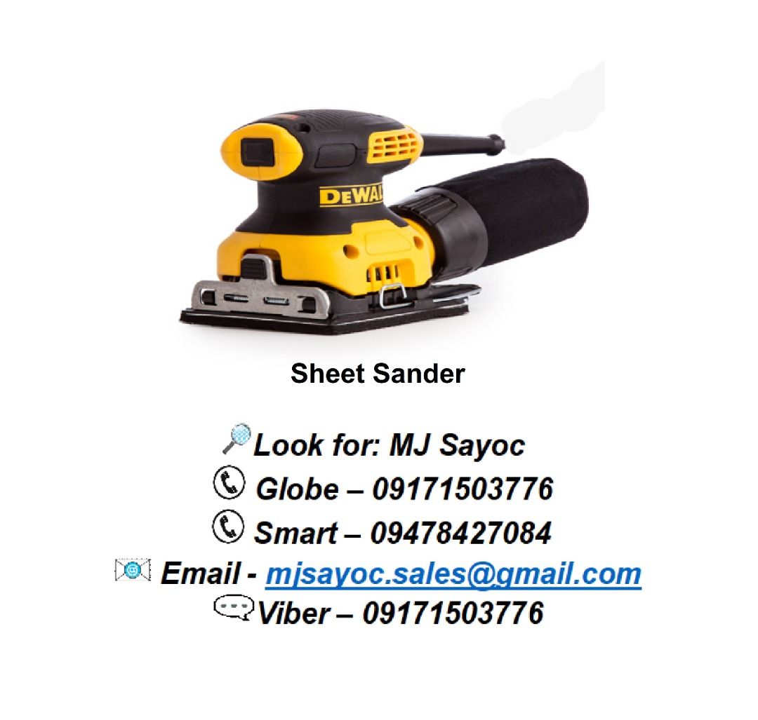 Sheet Sander, Commercial & Industrial, Construction Tools & Equipment ...