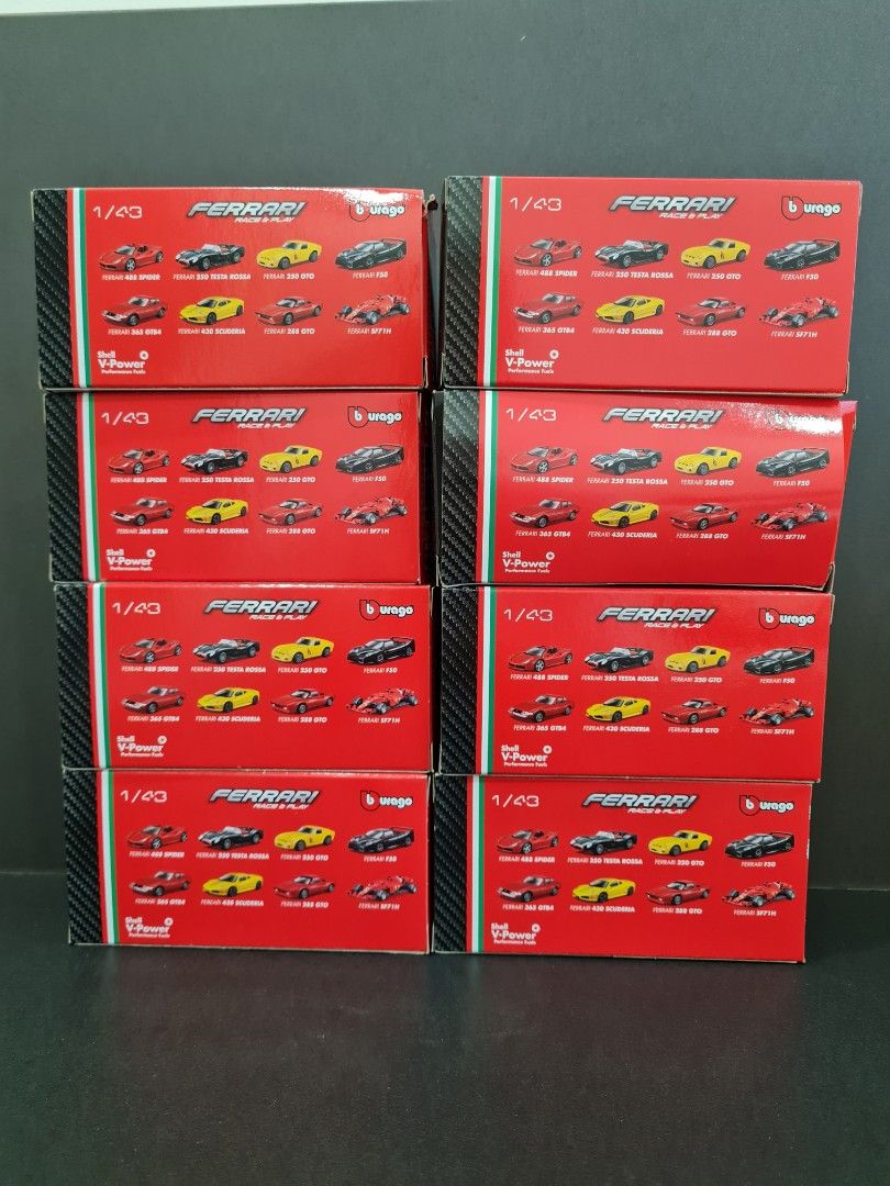 Shell Ferrari Model Cars (6th Series), Hobbies & Toys, Collectibles ...