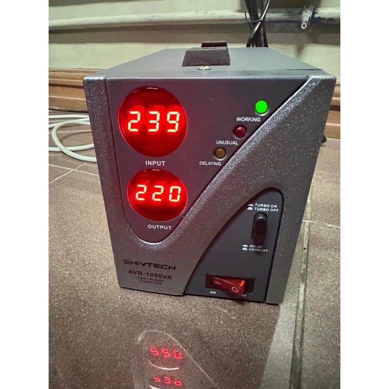 Shivtech AVR -1000VA with time delay Turbo, Computers & Tech, Office ...