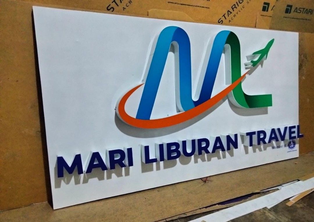 Sign board huruf timbul harga kompetitif, Desain & Kerajinan Tangan ...