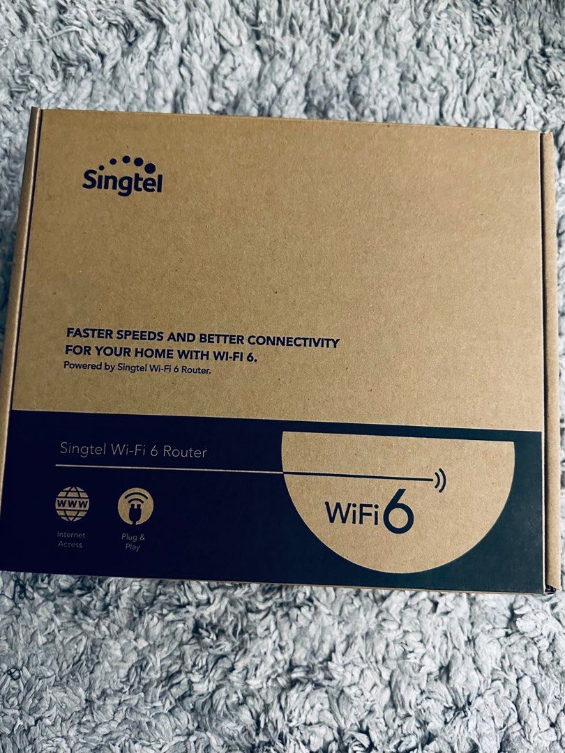 SingTel WiFi 6 Router by Askey, Computers & Tech, Parts & Accessories ...