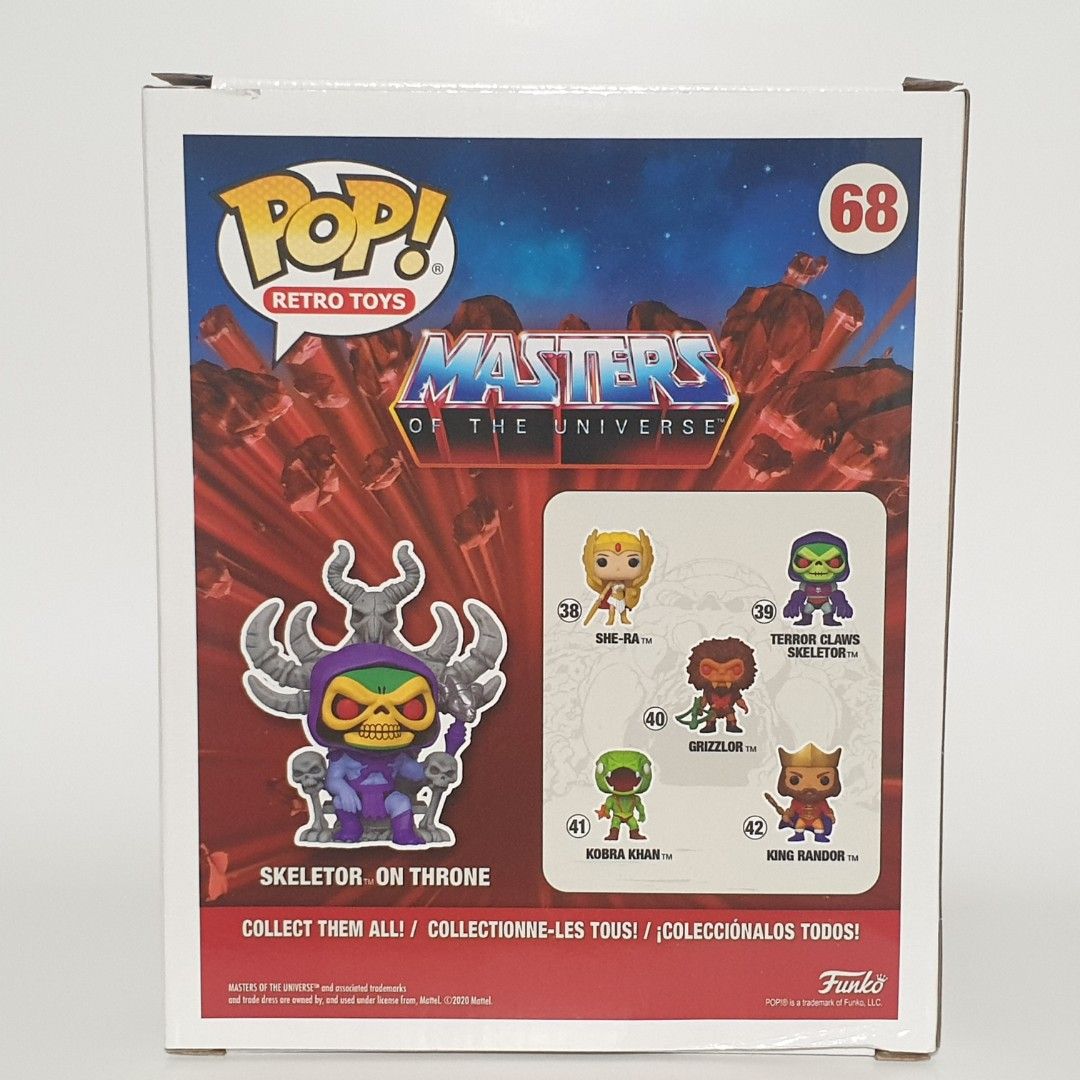 SKELETOR ON THRONE Masters of the Universe Funko Targetcon 2021 Limited Edition Exclusive Deluxe ...