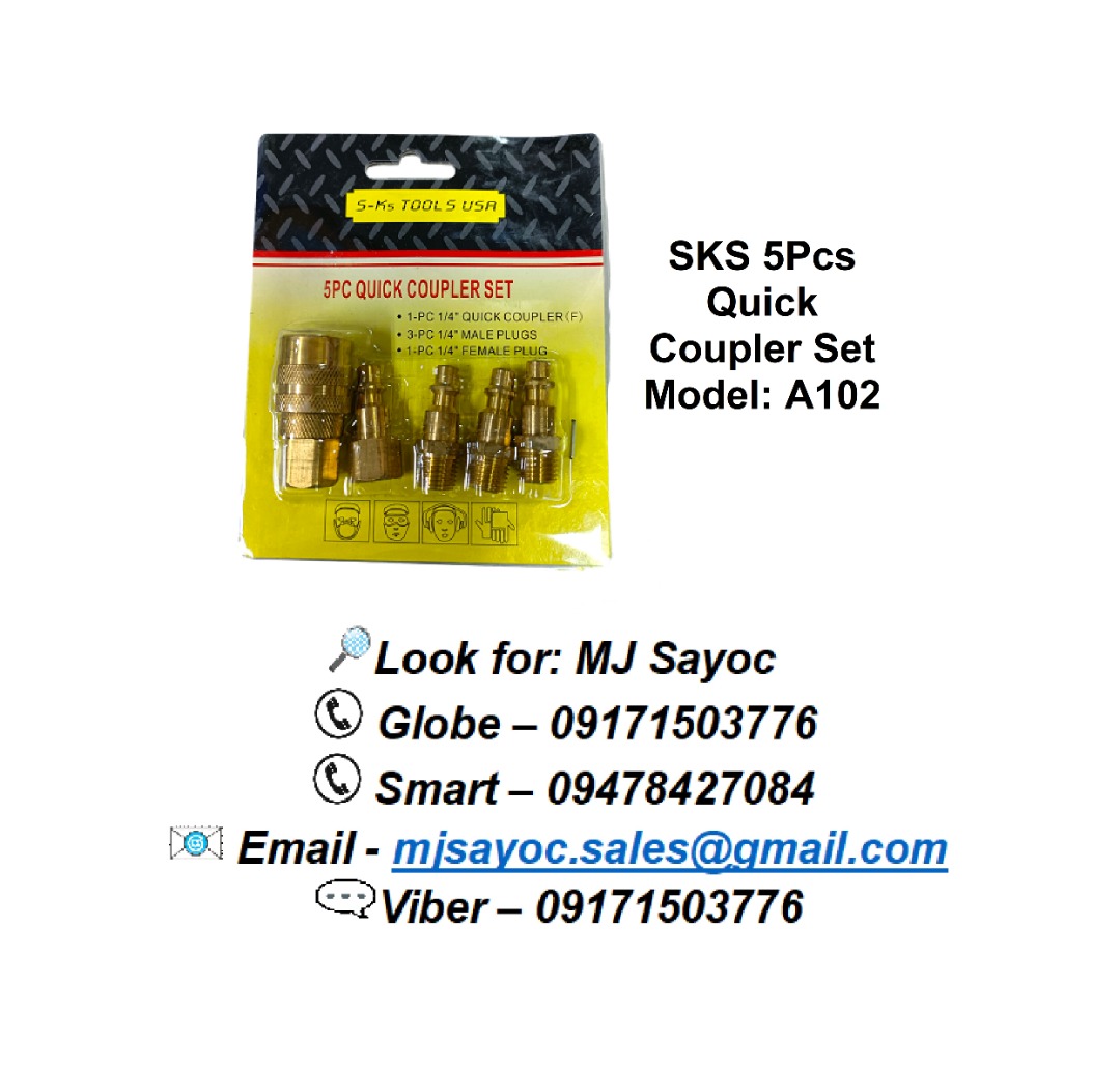 SKS 5Pcs Quick Coupler Set Model: A102, Commercial & Industrial ...