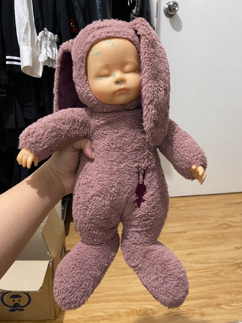 Sleep Baby Doll Plushie, Hobbies & Toys, Toys & Games on Carousell