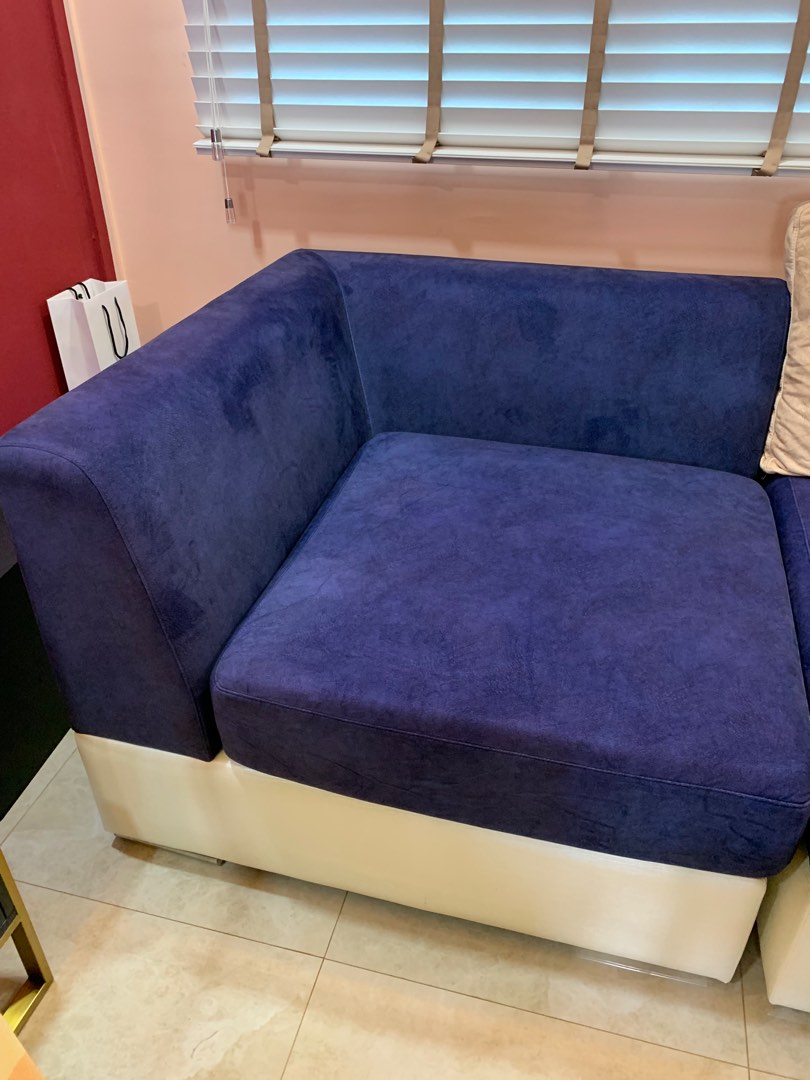 Sofa with hand rest (100cm by 100cm), Furniture & Home Living ...