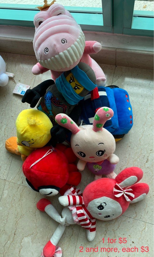 Soft toys collection from claw machine, Hobbies & Toys, Toys & Games on ...