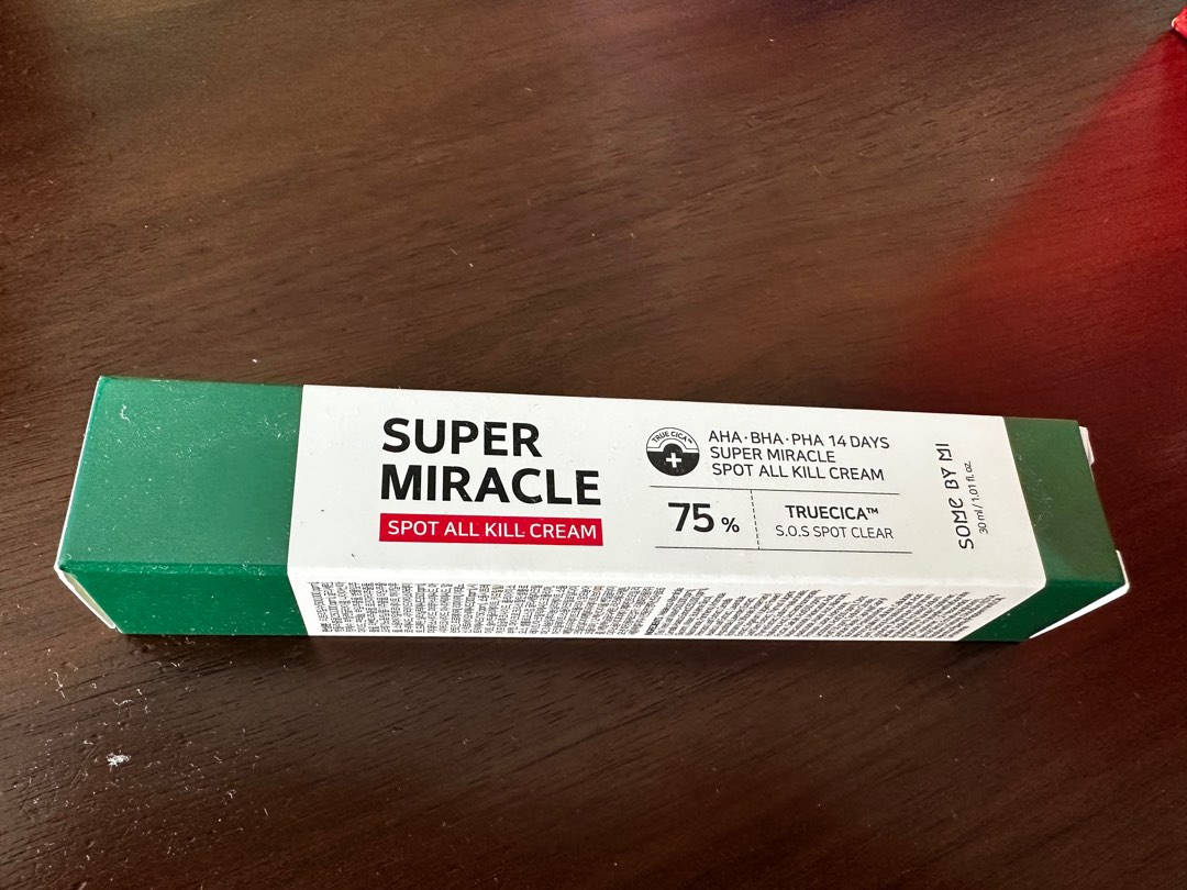 Some by Mi Super Miracle Spit All Kill Cream 30ml, Beauty & Personal ...