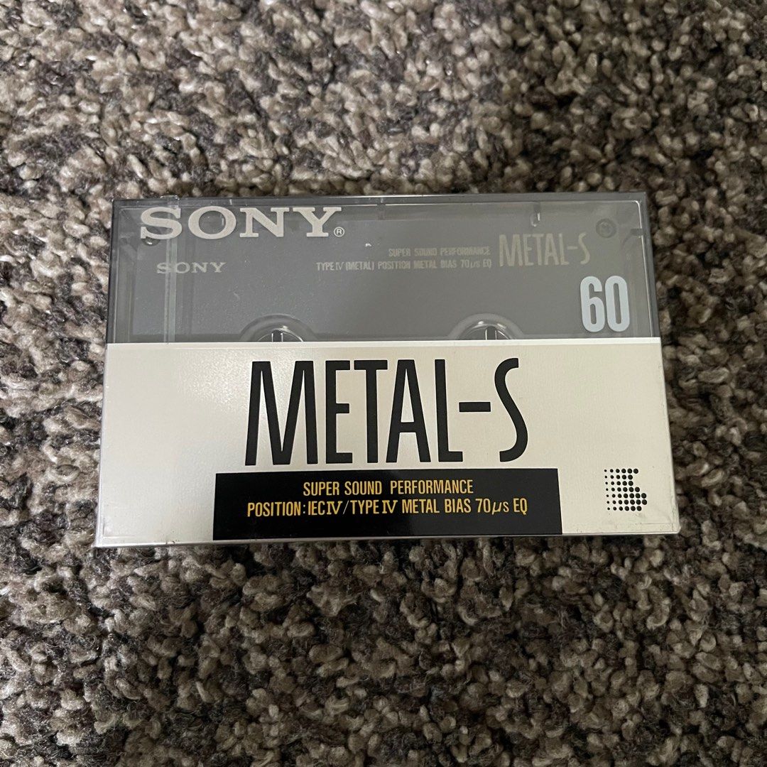 Sony Metal-S type IV 60 min metal bias, Hobbies & Toys, Music & Media ...