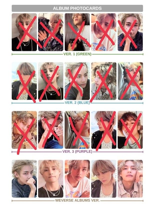 [SOON TO BE ONHAND] OFFICIAL BTS TAEHYUNG LAYOVER WEVERSE ALBUM VERSION ...