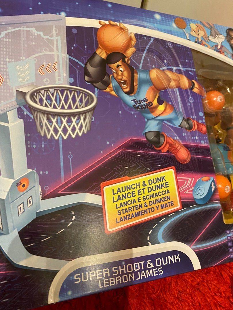 Space Jam A New Legacy: Super Shoot & Dunk Playset LeBron James ...