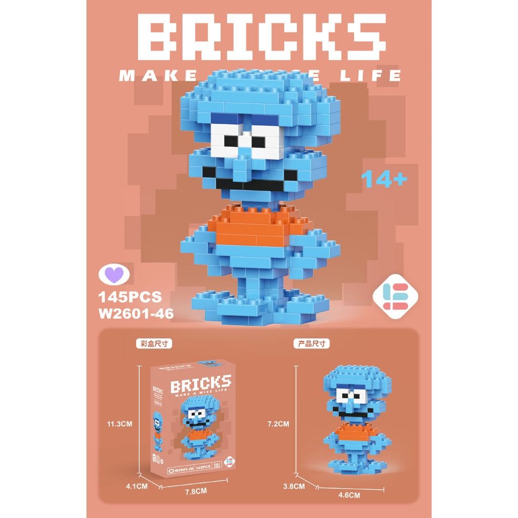 SpongeBob - Nano Building Blocks, Hobbies & Toys, Toys & Games on Carousell