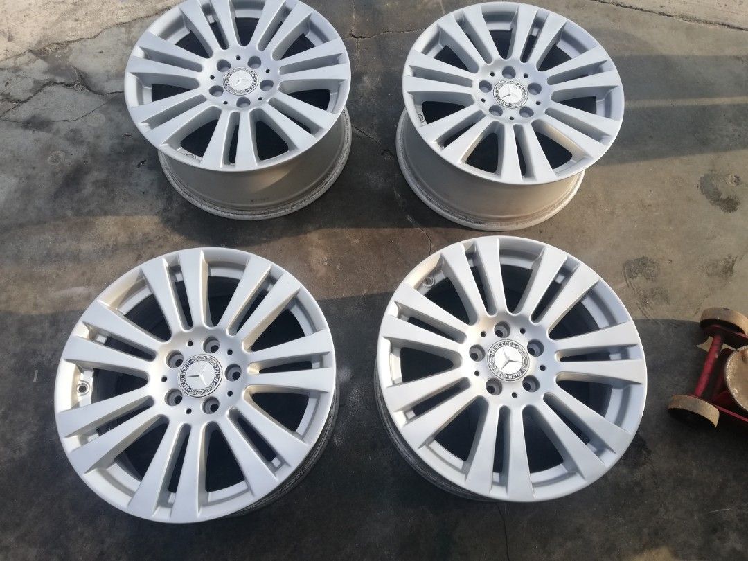 Sport rim Mercedes Benz original made 17, Auto Accessories on Carousell
