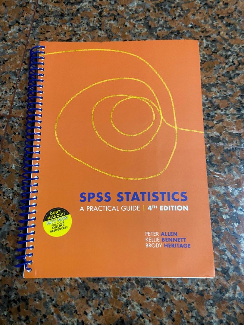 SPSS Spastics 4th Edition, Hobbies & Toys, Books & Magazines, Textbooks ...