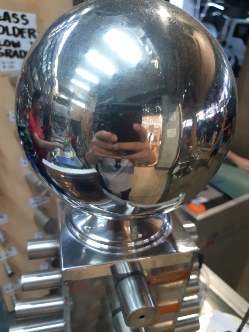 stainless ball balls sphere spheres hollow post cap caps fence gate 3x3 ...