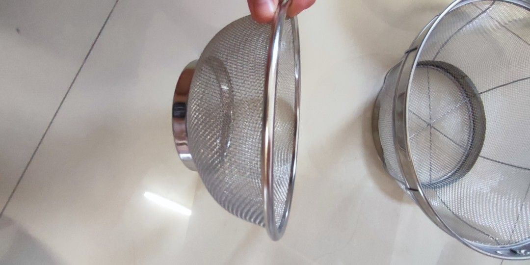 Stainless Steel Sieve, Furniture & Home Living, Kitchenware & Tableware ...