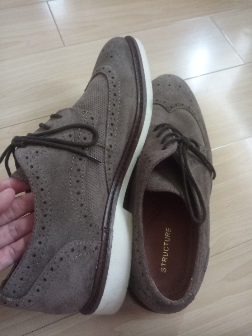 Structure shoes for men brown on Carousell