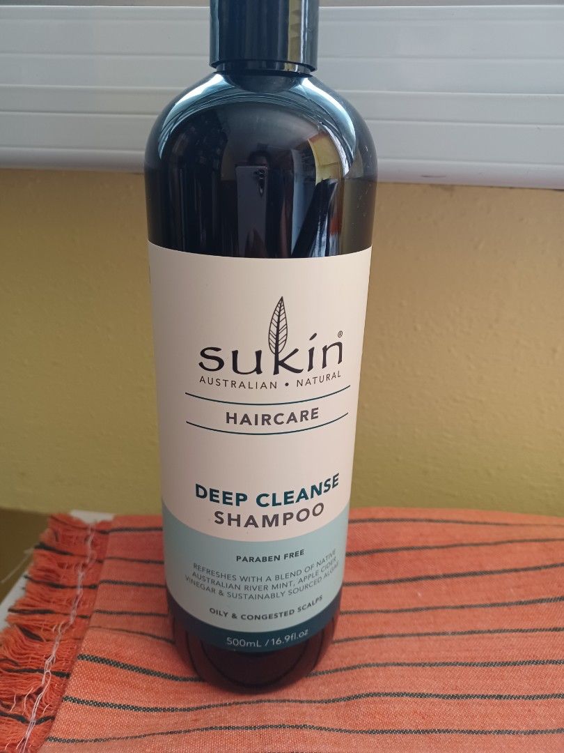 Sukin Deep Cleanse Shampoo, Beauty & Personal Care, Hair on Carousell