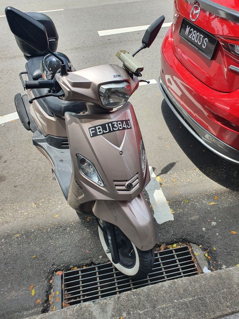SYM combiz 125, Motorcycles, Motorcycles for Sale, Class 2B on Carousell