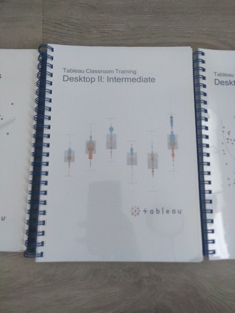 Tableau training textbooks: fundamentals, intermediate, advanced ...