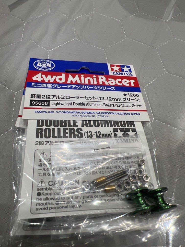Tamiya mini 4wd aluminium rollers, Hobbies & Toys, Toys & Games on ...