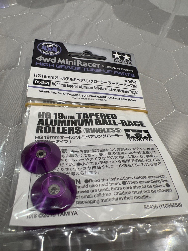 Tamiya mini 4wd aluminium rollers, Hobbies & Toys, Toys & Games on ...