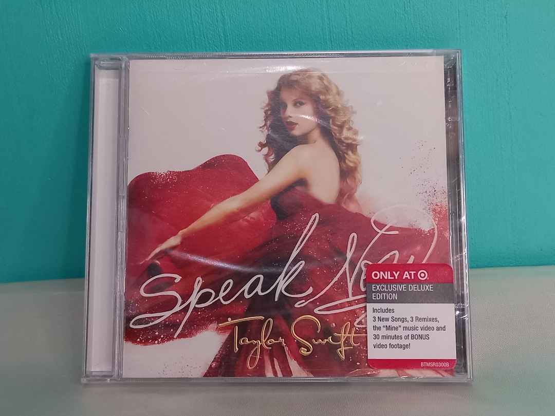 Taylor Swift CD Speak Now Target Deluxe Version, Hobbies & Toys, Music ...