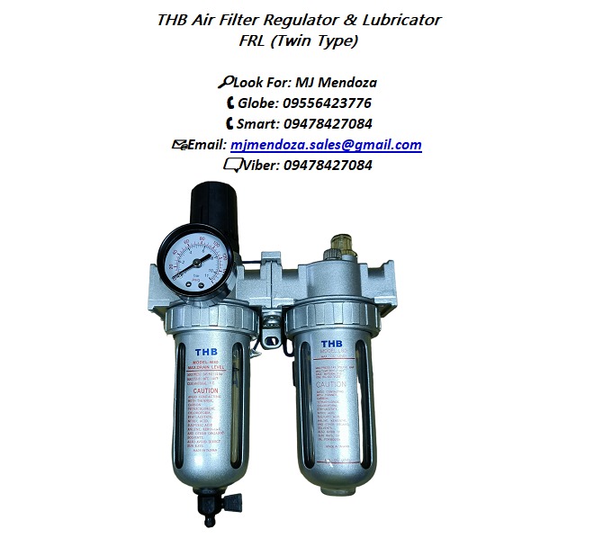 THB Air Filter Regulator & Lubricator FRL (Twin Type), Commercial & Industrial, Industrial ...