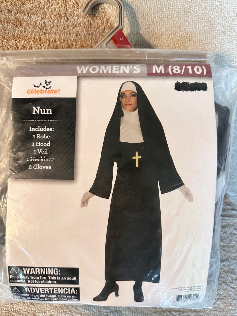 The Nun Halloween Costume, Women's Fashion, Dresses & Sets, Sets or ...
