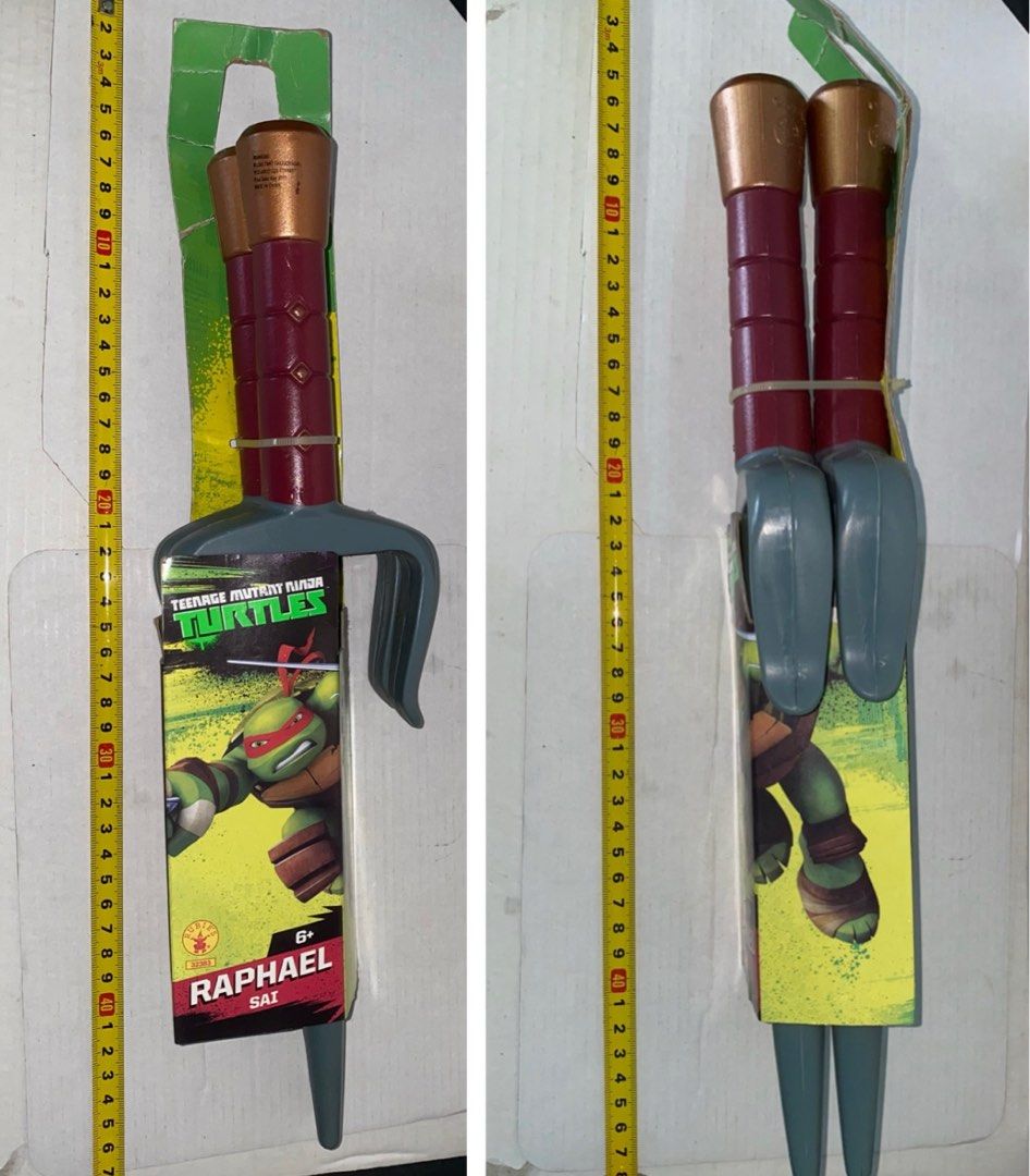 TMNT ninja turtle Raphael pair of sai daggers, Hobbies & Toys, Toys ...