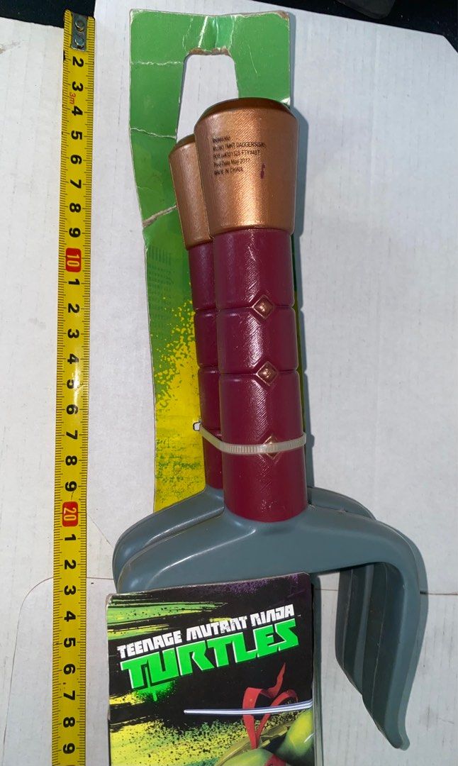 TMNT ninja turtle Raphael pair of sai daggers, Hobbies & Toys, Toys ...