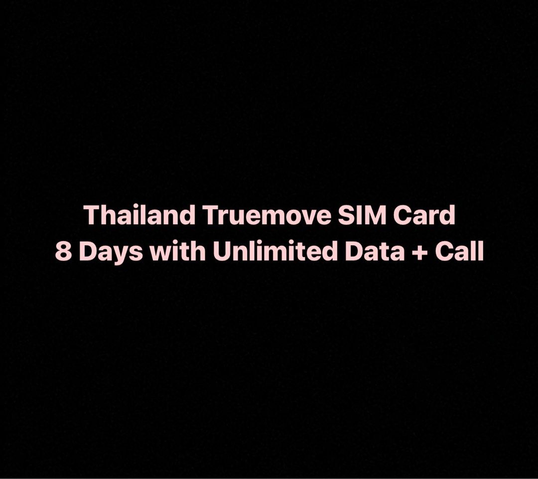 True Move Thailand 8 Days SIM Card, Tickets & Vouchers, Flights ...