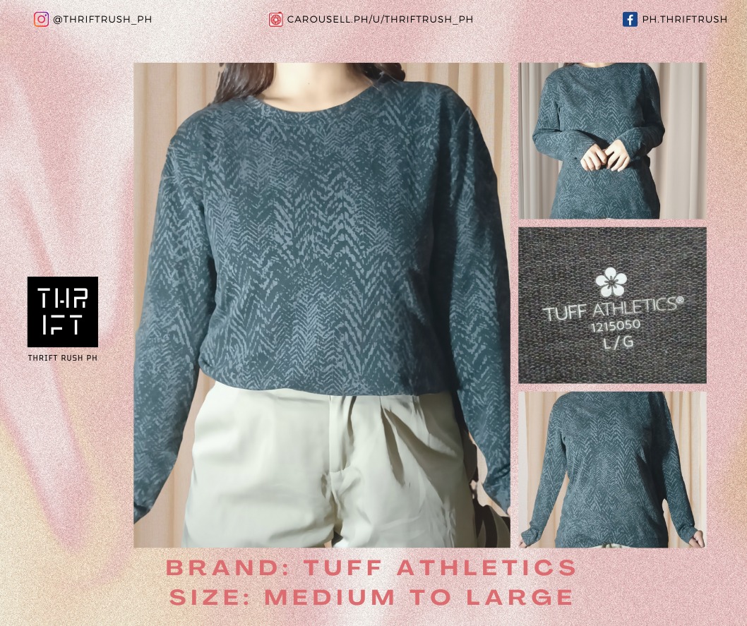 Tuff Athletics Sweater in Gray Korean Best Korean Trend, Women's ...