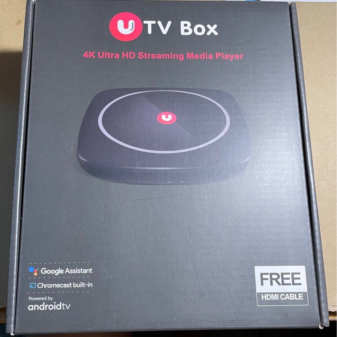U TV box 4K Ultra HD Streaming Media Player, 家庭電器, 電視 & 其他娛樂, 娛樂系統及智能家居 ...