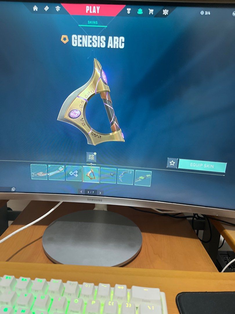 Valorant silver 3 acc with skins, Video Gaming, Gaming Accessories, In ...