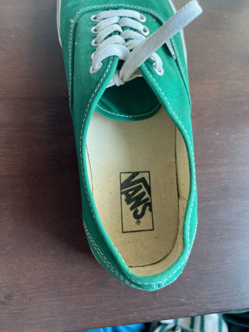 VANS AUTHENTIC AVOCADO GREEN LOWCUT, Men's Fashion, Footwear, Sneakers ...
